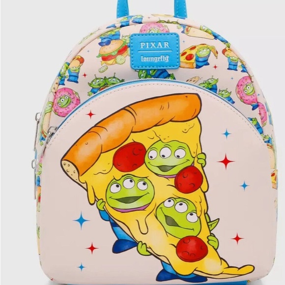 Loungefly | Bags | Loungefly Pizza Alien Pixar Toy Story Mini Backpack ...